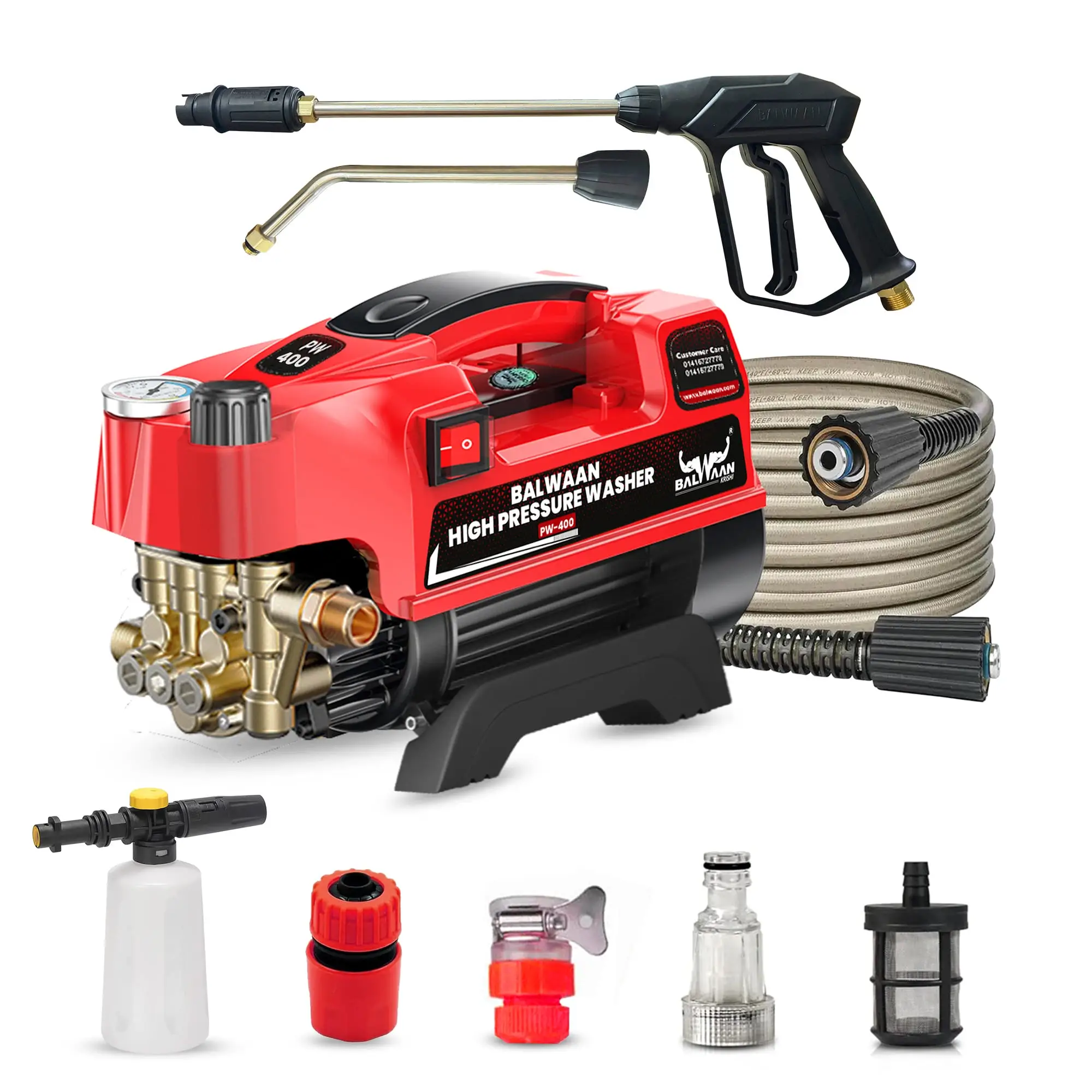 Buy Balwaan Pressure Washer PW-400 - Powerful & Durable Cleaning ...