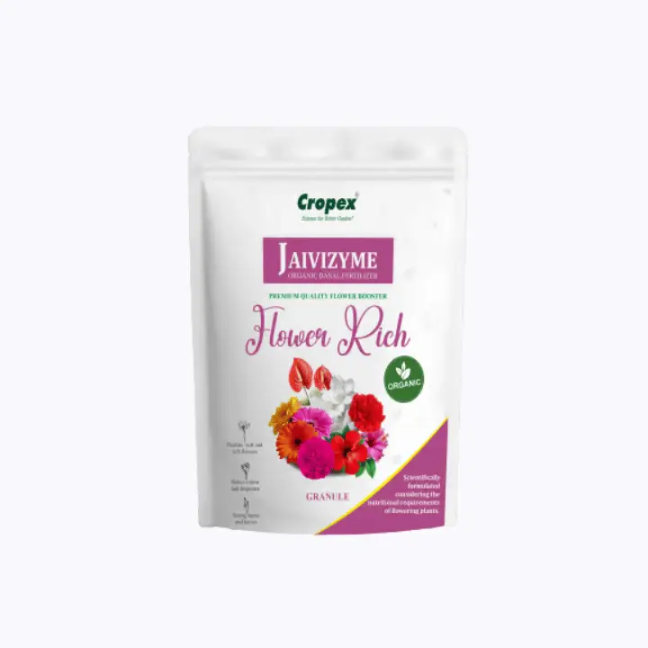 Buy Cropex Jaivizyme – FLOWER RICH Organic Flowering Plant Booster ...