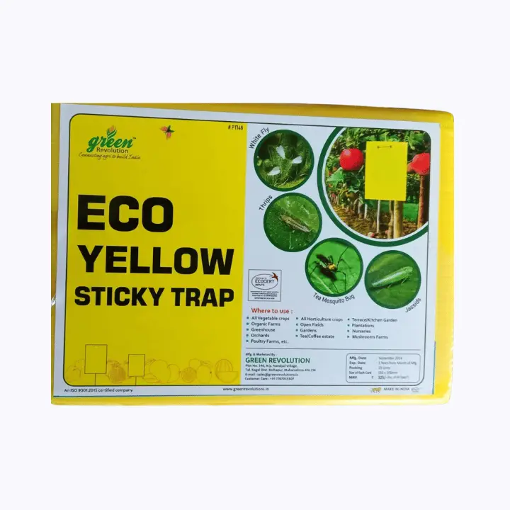 Buy Eco Yellow Sticky Trap – Organic Insect Control for Whiteflies ...