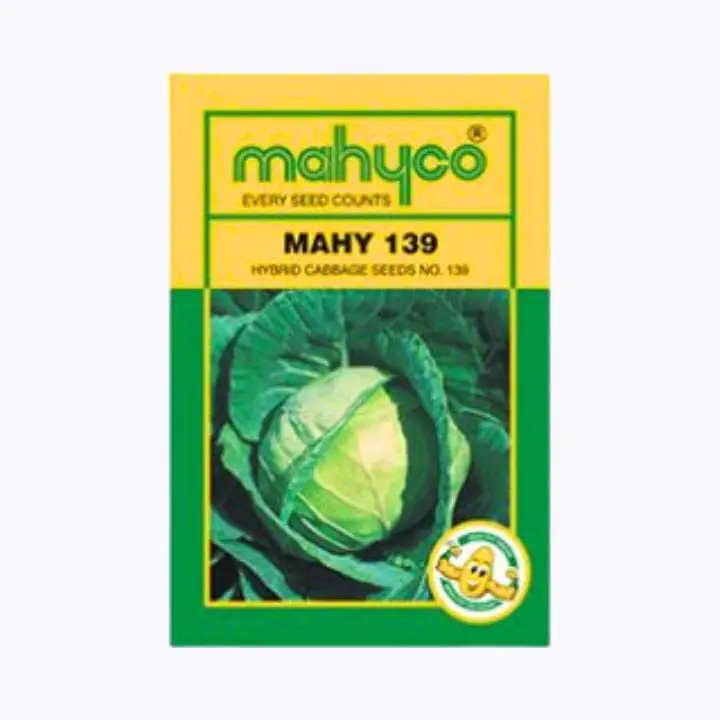 Buy Mahyco Mahy 139 Cabbage Seeds Online: Early Harvest & Compact ...